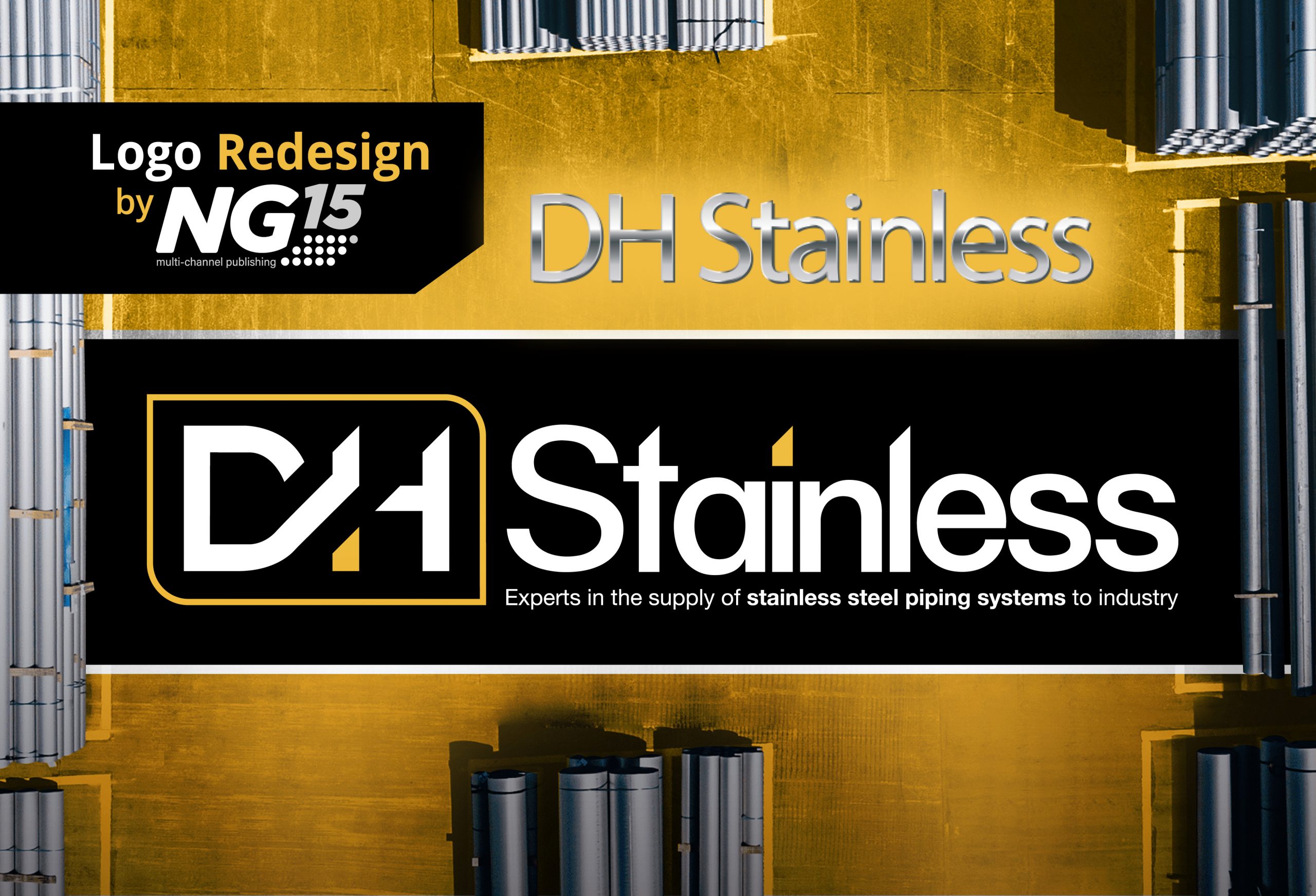 Logo Redesign for DH Stainless - e-Pim